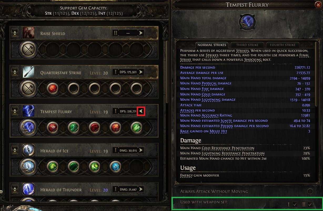 PoE 2 Weapon Set Skill Points Explained